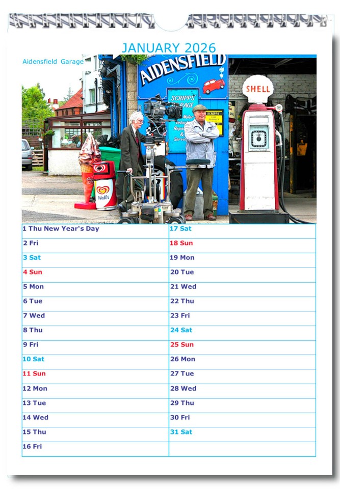 FILMING HEARTBEAT CALENDAR 2026 | eBay UK