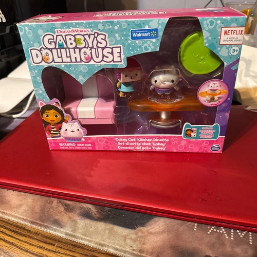 Gabby's Dollhouse Cakey Cat Baby Box Kitchen Dinette Set NEW | eBay