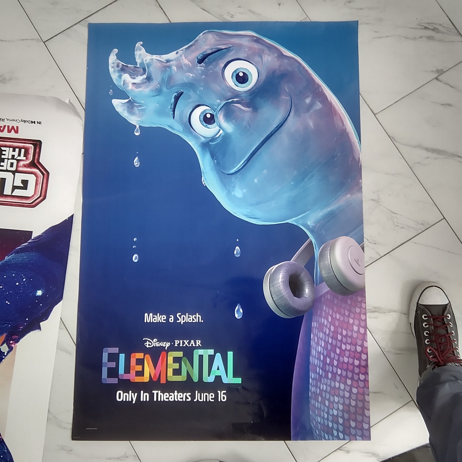 Elemental - original DS movie poster - 27x40 D/S - Adv Water 2023 MP4U ...