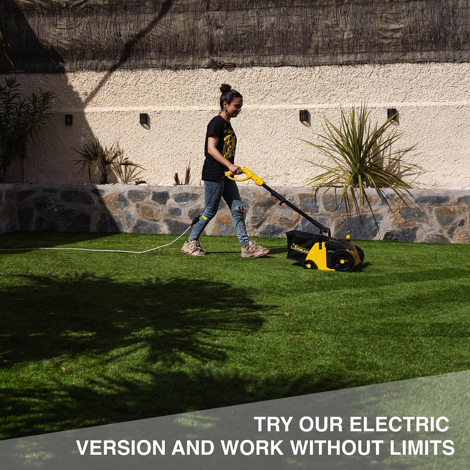 Artificial Turf Vacuum Sweeper by Roll & Comb, Corded Electric Lawn ...