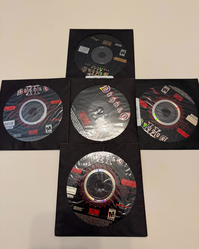 Diablo & Diablo II PC Game Disc Lot – Original Blizzard Releases (5 ...