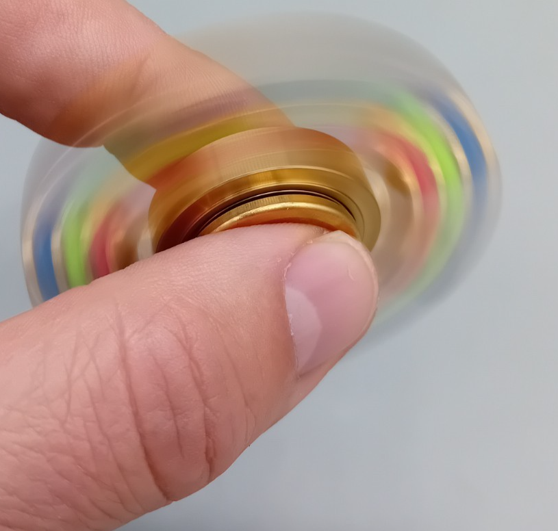 10 FIDGET SPINNERS 6 Point Heavy Duty Brass Finger Gyro Stress Reliever ...
