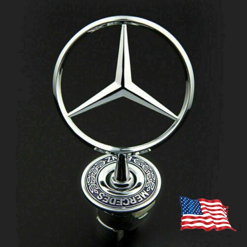 For Mercedes-Benz Front Hood Star Emblem C300 C280 CLK320 E300 E320 ...