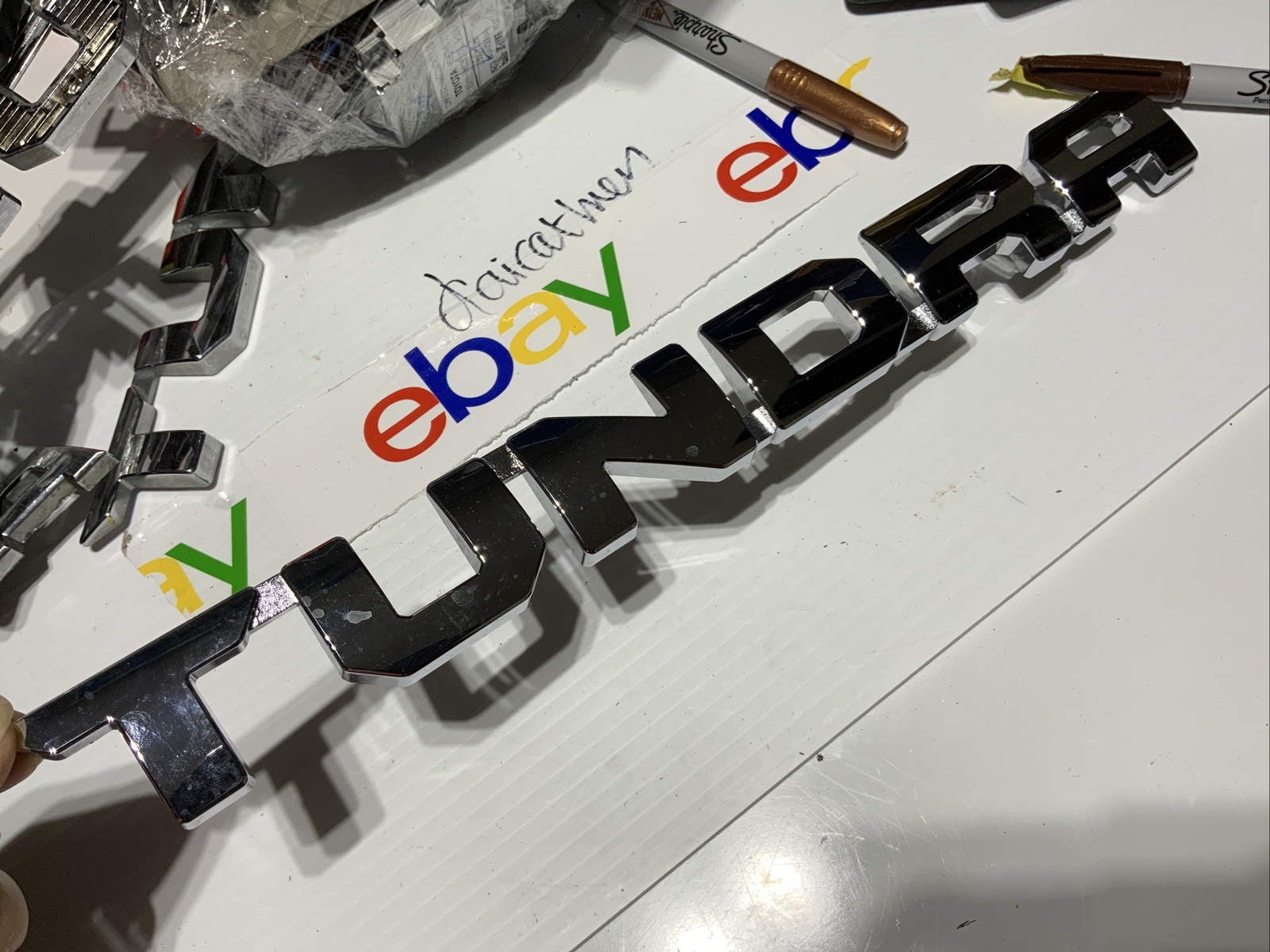 2014-2021 Toyota Tundra Door Chrome Or Black Emblem 75471-0C140 OEM ( 1 ...