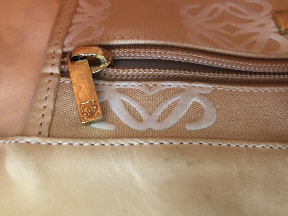 Loewe Monogram Vintage Authentic Bag Handbag Designer Made Loewe Monogram Vintage Authentic Bag Handbag Designer Made