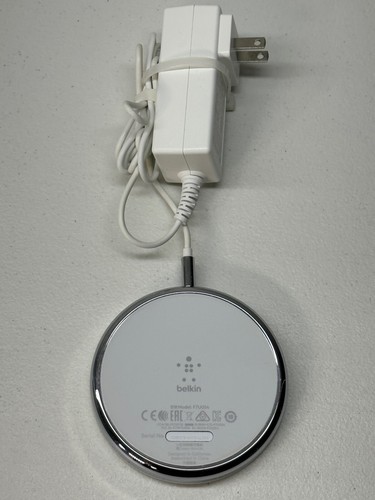 Belkin Wireless Boost Up Fast Charger Optimized for iPhone White Model ...