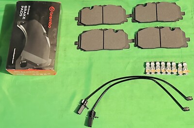 Brembo Front Brake Pads And Sensors For 2019+ Audi A6 A7 A8 S8 8W0-698 ...
