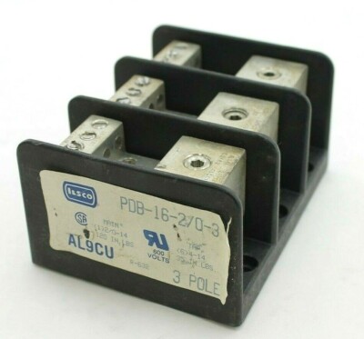 Terminal Blocks - Ilsco Power Distribution Block