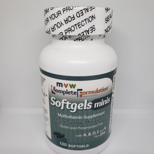MVW Complete Formulation Softgels Easy-to-swallow Multivitamins with ...