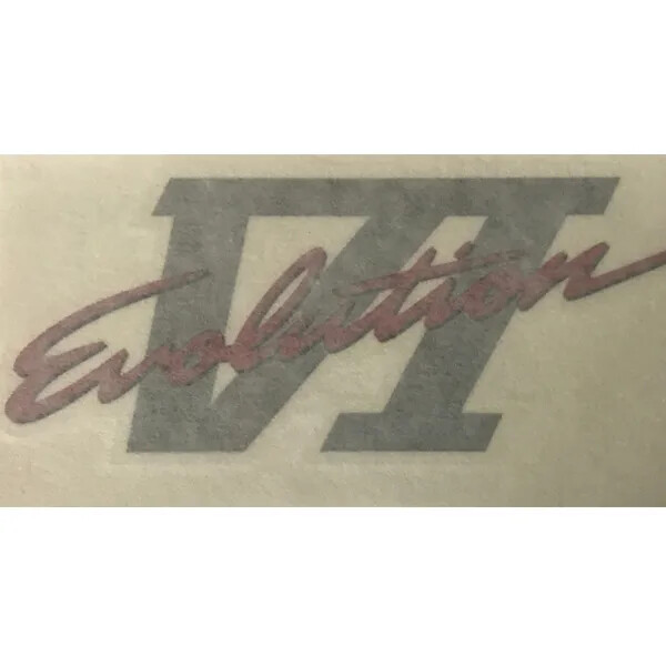 Mitsubishi Genuine Lancer MR598152 Rear Badge Emblem Evolution VII Ct9a ...