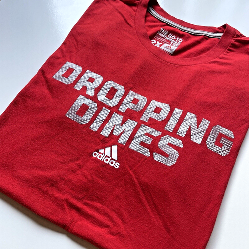 Adidas Go To Performance Tee Shirt - 2XL - Dropping Dimes - Basketball ...