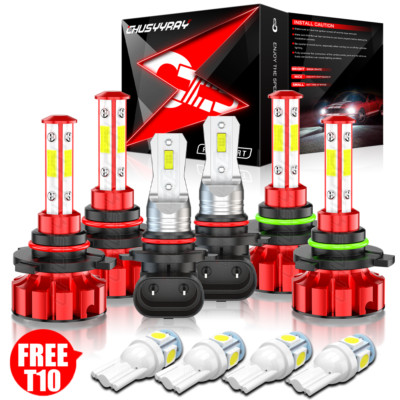 For Corvette C5 1997-2004 Combo 6X Front LED Headlight High Low Beam ...