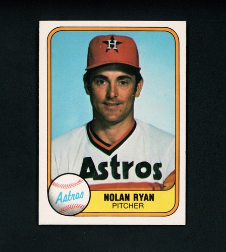 Nolan Ryan 1981 Fleer (HOF) Houston Astros #57 MINT / NM-MT+ | eBay