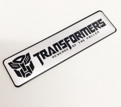 Car Emblem Autobot Transformers White Metal Motorcycle Badge Sticker | eBay