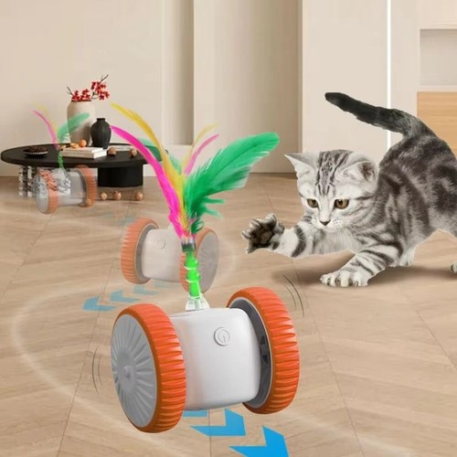 Electric Moving Play Toy Interactive Self Moving Cat Toys for Indoor | eBay