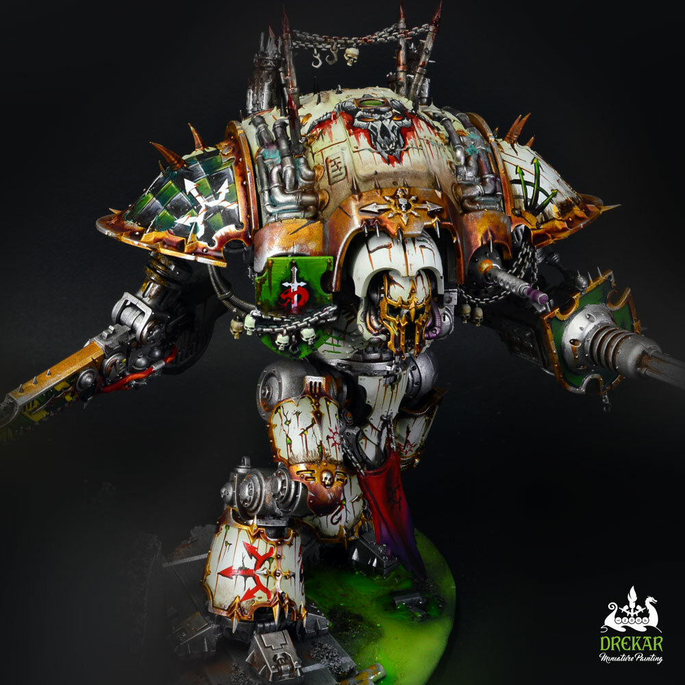 Knight Rampager - Desecrator 40K ** COMMISSION ** painting | eBay.de