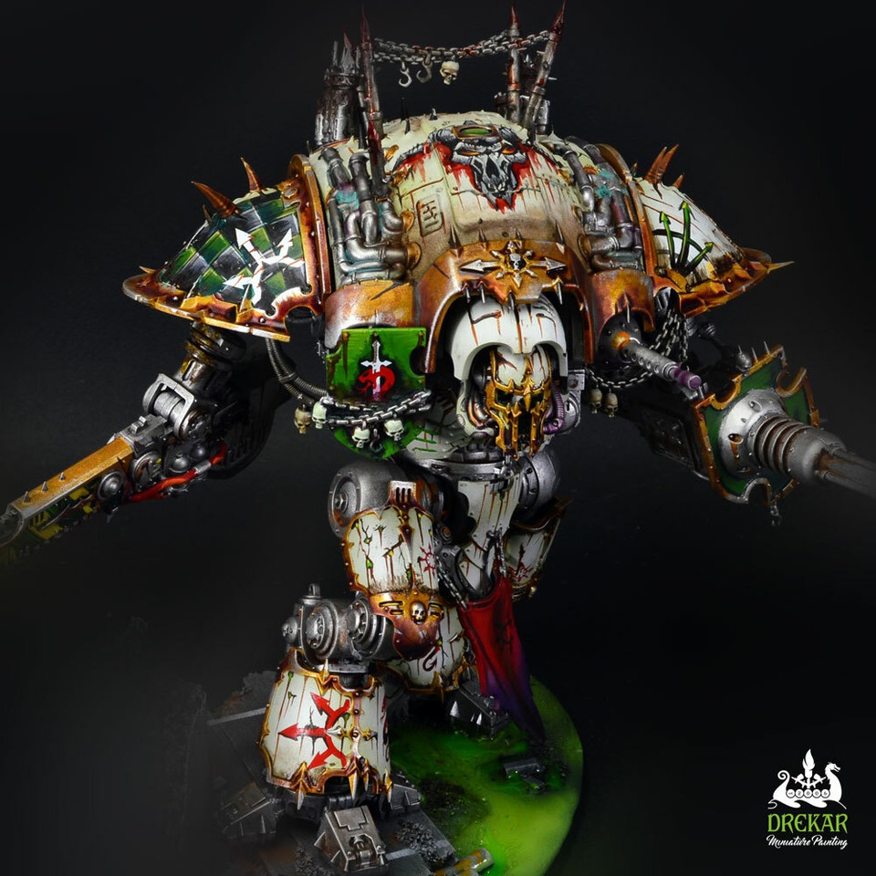 Knight Rampager - Desecrator 40K ** COMMISSION ** painting | eBay