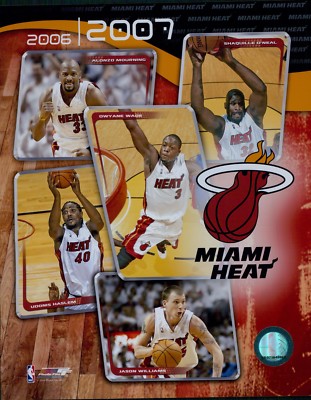 Miami Heat 2006-07 Team Composite NBA Licensed Unsigned Glossy 8x10 ...