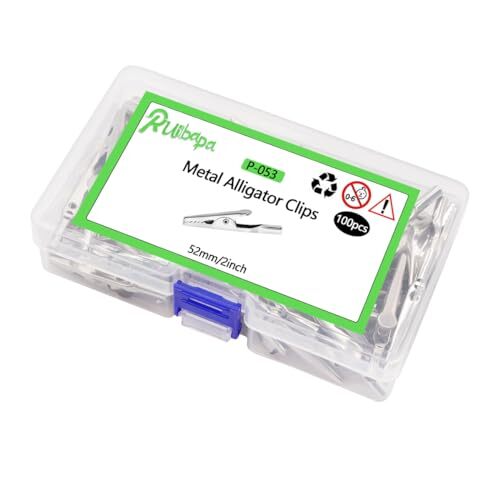 100pcs Metal Alligator Clips 52mm For Household Soldering And ...