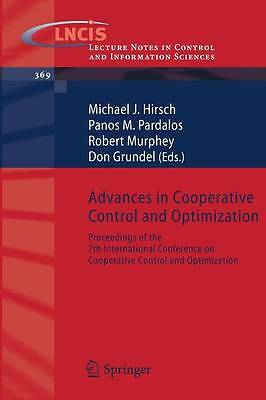 Advances in Cooperative Control and Optimization: Proceedings of the 7th International ...