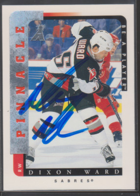 Autographed 96/97 Be A Player Dixon Ward - Sabres | eBay