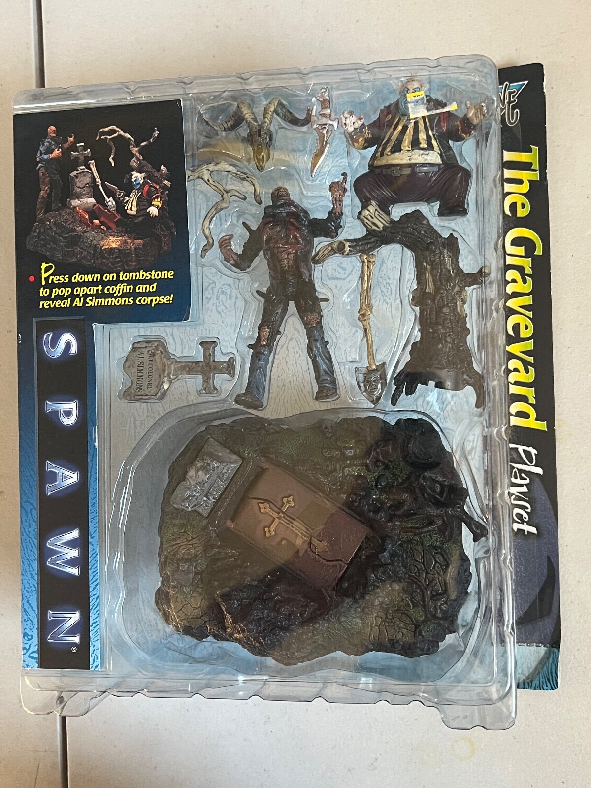 Spawn The Movie "The Graveyard Playset" McFarlane Toys 1997 Clown d5
