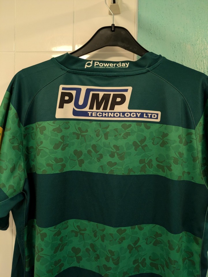 London Irish St Patrick's Day Rugby Shirt 2018 - XBlades 2XL Jersey Top ...