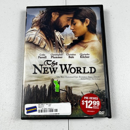 The New World DVD 2005 Colin Farrell Christian Bale Historical Epic | eBay