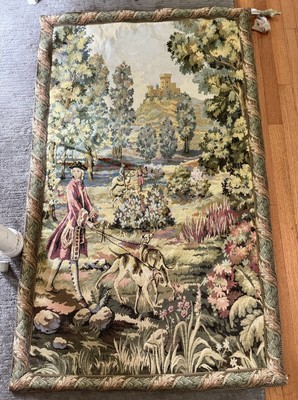 Vintage Tapestry,Pictorial French Tapestry Hunting Tapestry Home Decor ...