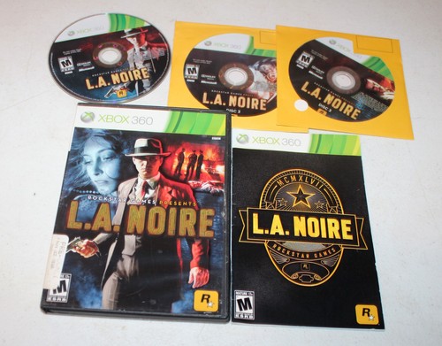 L.A. Noire Xbox 360 Rockstar Games Complete with Manual 3 Discs NTSC | eBay