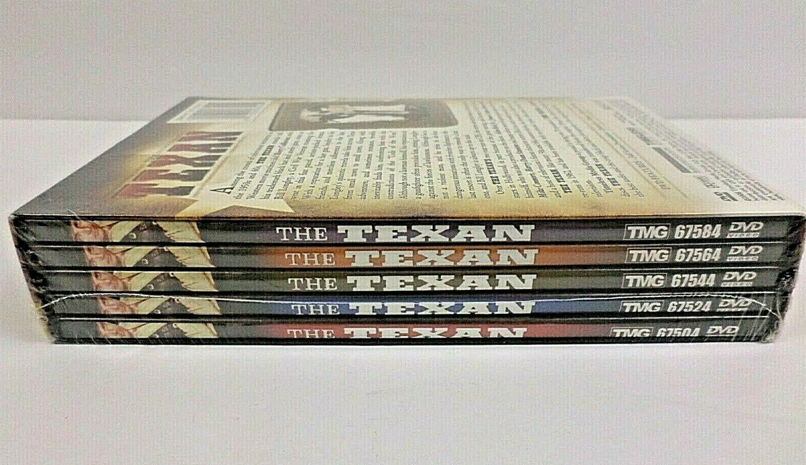 The Texan (DVD, 2008, 10-Disc Set) Western Rory Calhoun NOS SEALED ...
