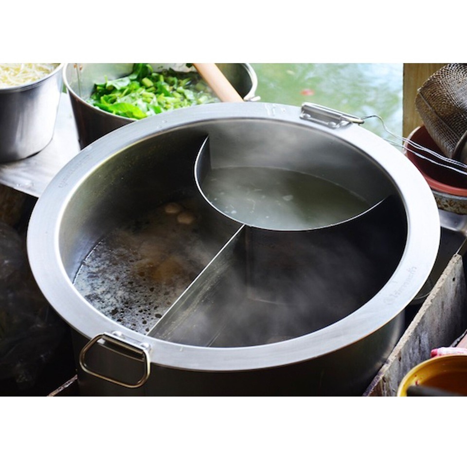 Stainless Steel Large Noodle Pot Soup Stockpot Zebra Chef 40 cm Noodle ...