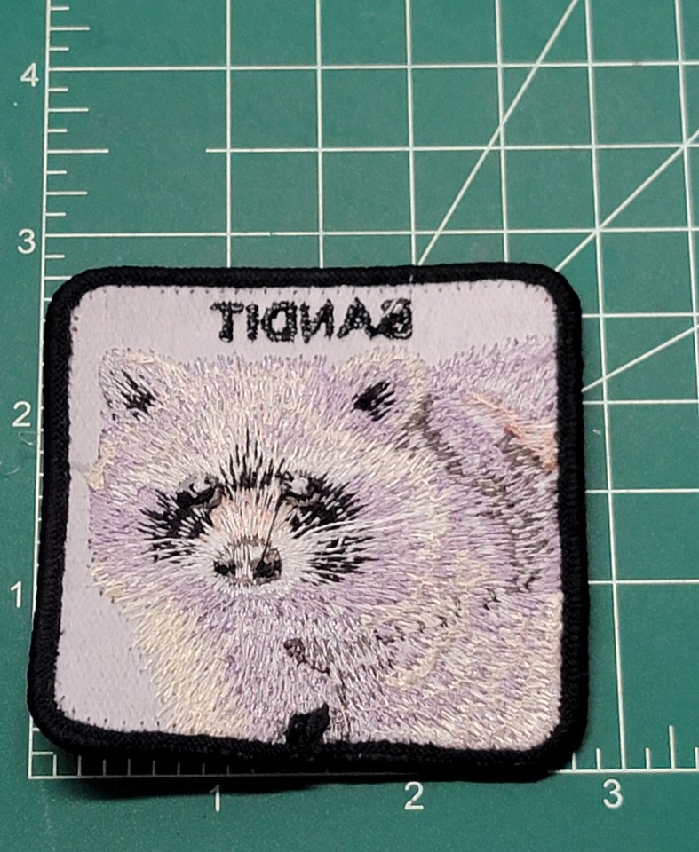 Bandit Fishing Lures Raccoon Badge Patch (RARE FIND) VINTAGE | eBay