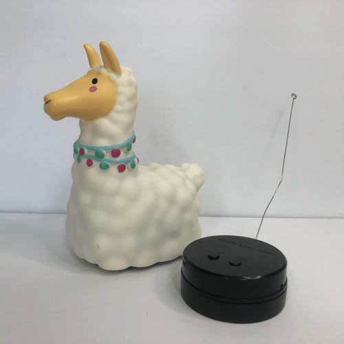 remote control llama alpaca AAA batteries not included white pink blue ...