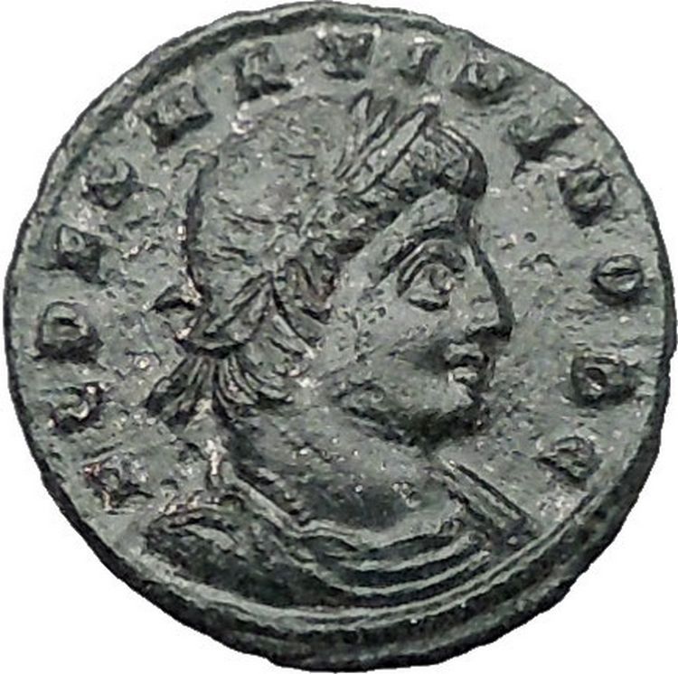 DELMATIUS Dalmatius 335AD Roman Caesar Ancient Coin Soldiers Legions ...