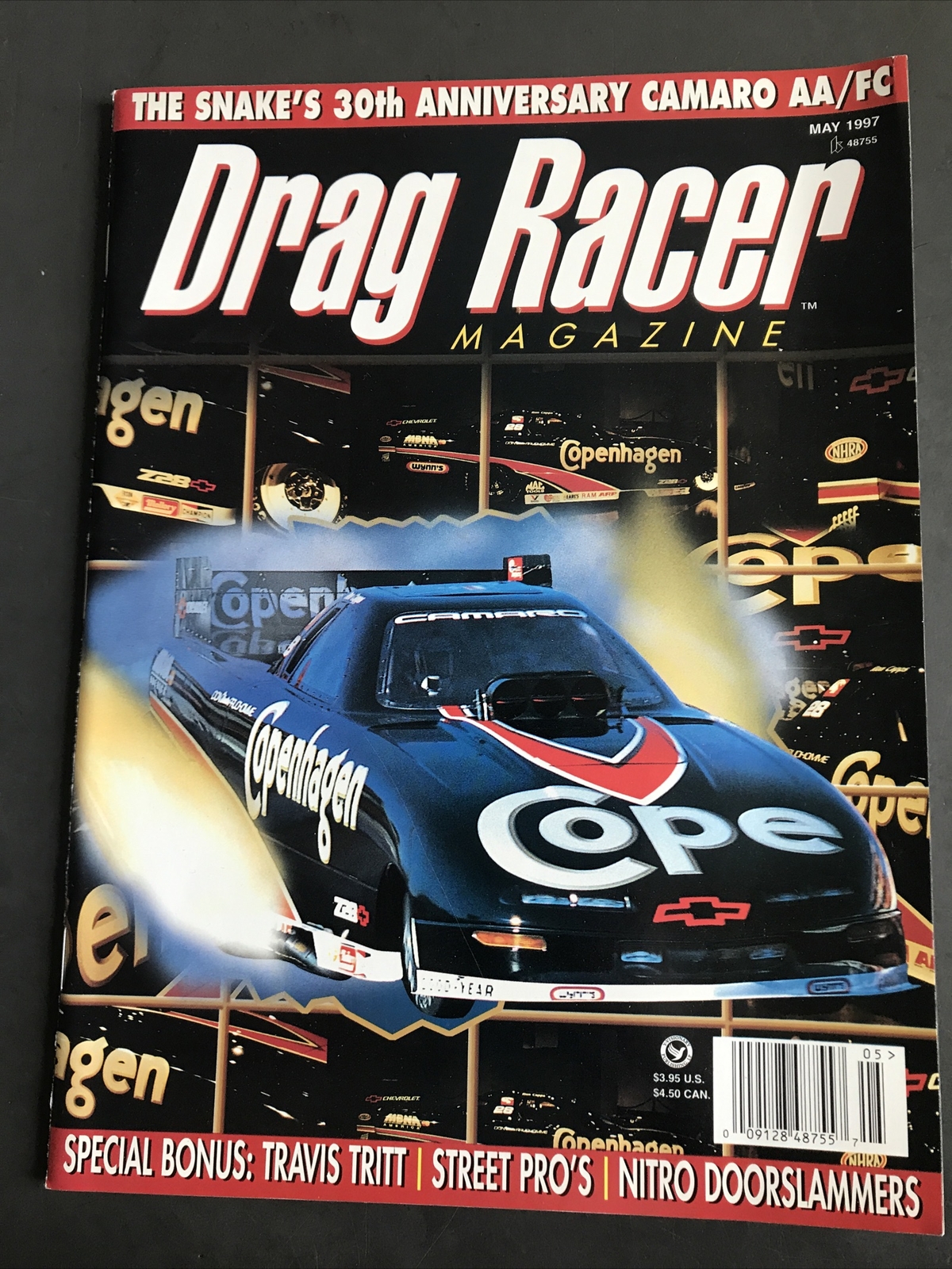 Drag Racer Magazine May 1997 Snakes 30th Anniversary Camaro AA/FC ...