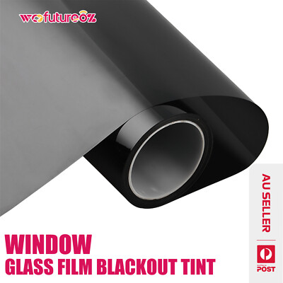 Blackout Privacy Window Tint Blocking Sun Heat Light Shades for Home ...
