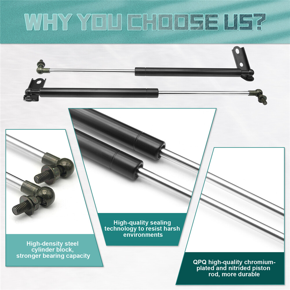 Pair Bonnet Gas Struts Front Hood Lift Supports Shocks For Lexus Rx300