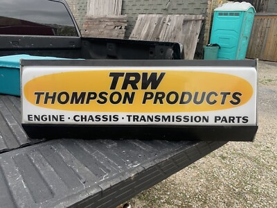 Vintage TRW Thompson Products Lighted Sign Engine Chassis Transmission ...