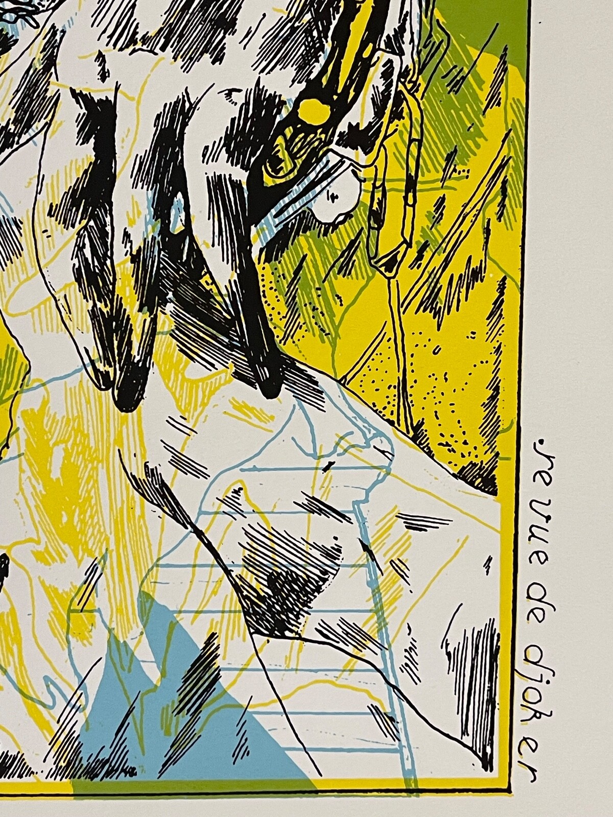 Art Raw Magazine of D' Joker Poster Serigraphy Of Gotier | eBay