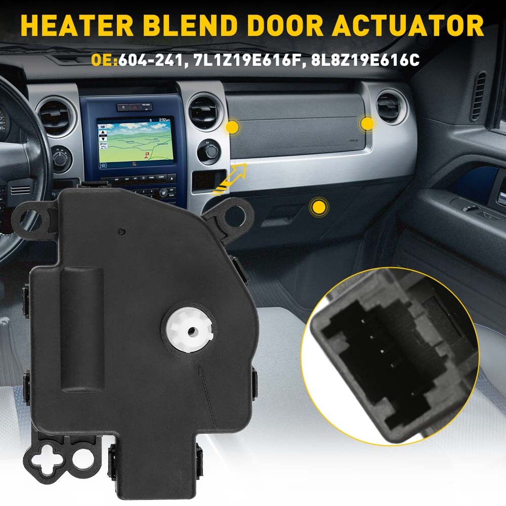 AC Heater Blend Door Actuator for Ford F-150 2009-2014 Replace 8L8Z ...