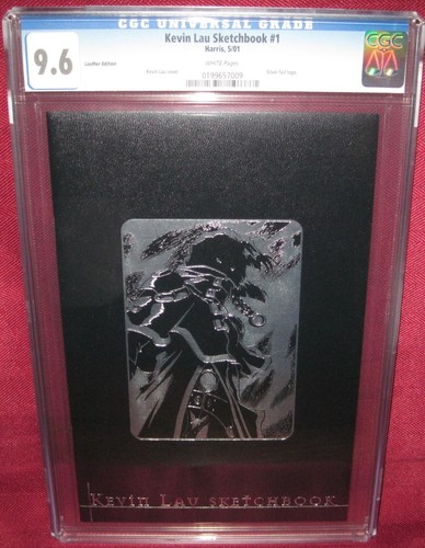 VAMPI KEVIN LAU SKETCHBOOK #1 LEATHER EDITION HARRIS COMIC 2001 CGC 9.6 ...