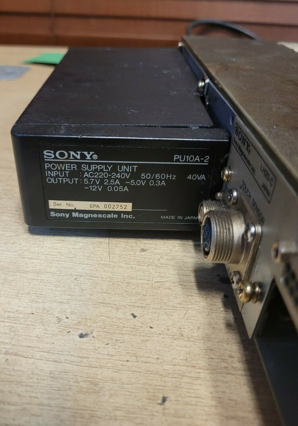 Sony Magnescale LH20-C LH20 Control Unit Digital Display with PU10A-2 ...