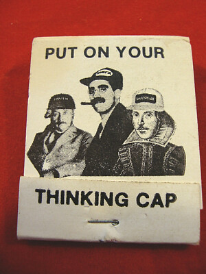 Matchbook "Put on your Thinking Cap Show the World What's on your Mind ...