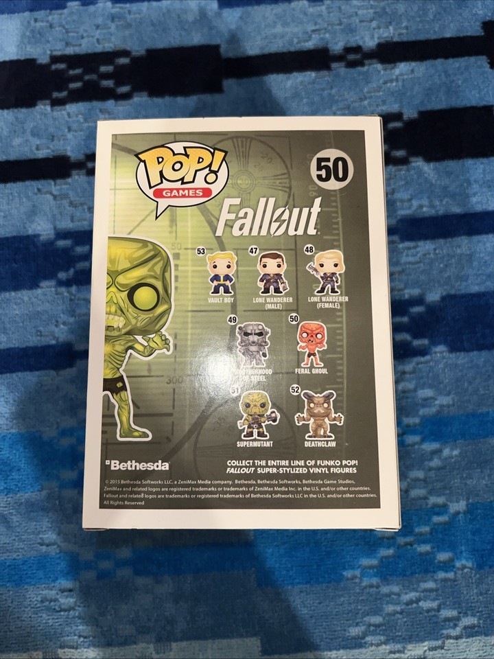 Funko Games Fallout Glow in the Dark Glowing One Pop Vinyl #50 Gamestop ...