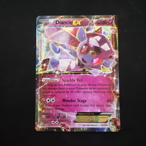 Diancie EX 72/124 Fates Collide Holo | eBay