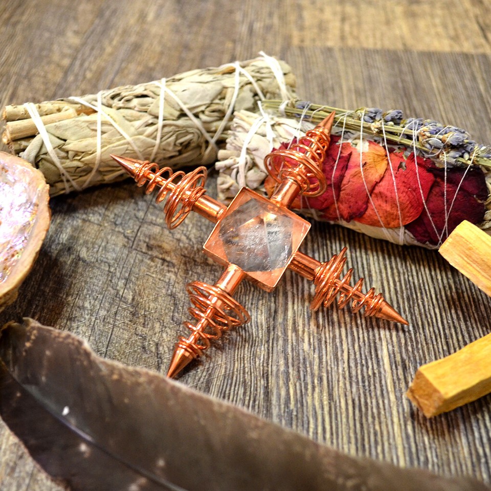 Copper Spiritual ENERGY GENERATOR Meditation Reiki Aura Divining Ghost ...