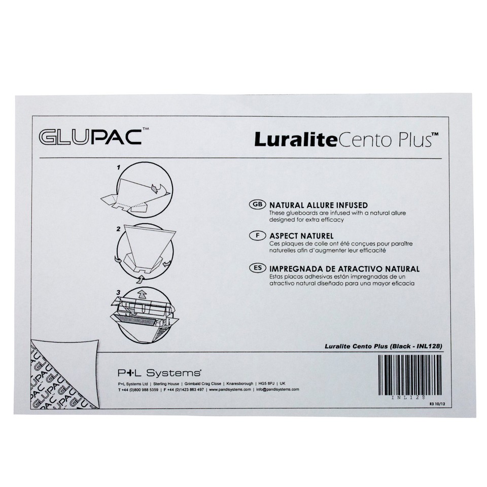 Luralite Cento Plus Fly Light Replacement Glue Boards INL118 - Yellow ...