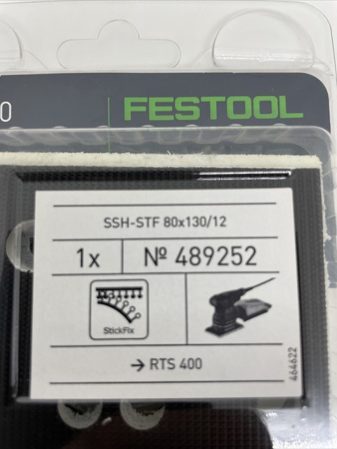 FESTOOL 489252 Plate For Sander (80X130) MM for sale online | eBay