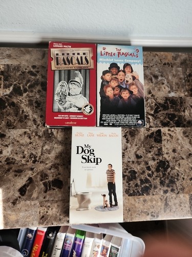 Kids VHS Lot - Comedy 3 titles - My Dog Skip, Little Rascals (modern ...